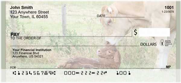 Cows With Calves Personal Checks