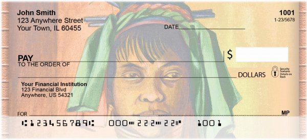 African Art Personal Checks